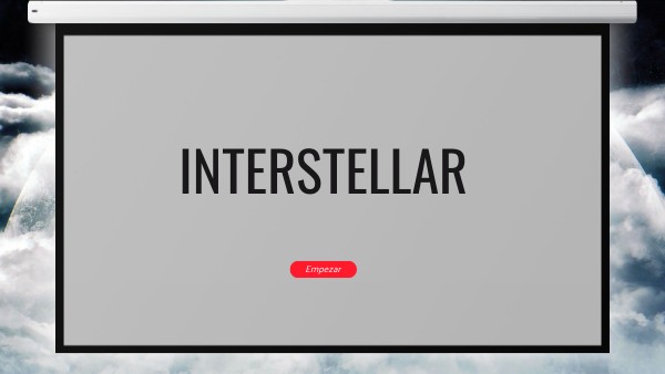 PRESENTACIÓN INTERSTELLAR