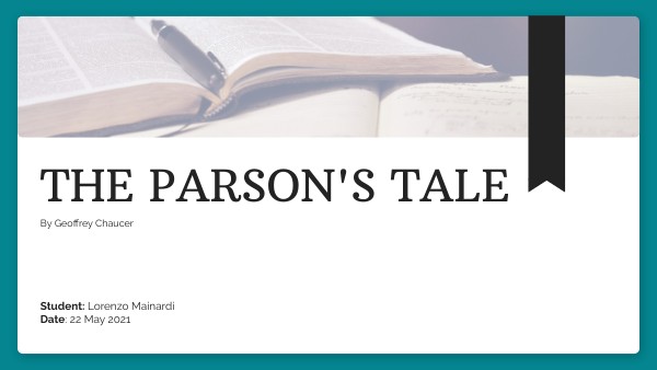 The Parson's Tale | Genially