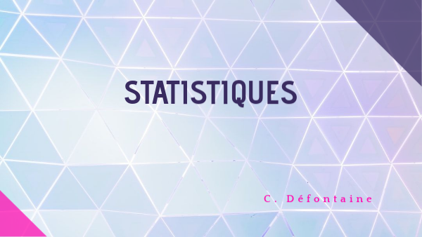 3è Statistiques | Genially
