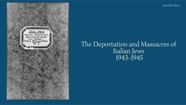 The deportation and massacres of Italian Jews