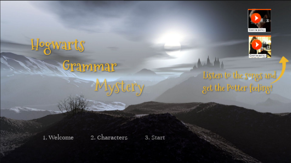 Hogwarts Grammar Mysterty | Genially