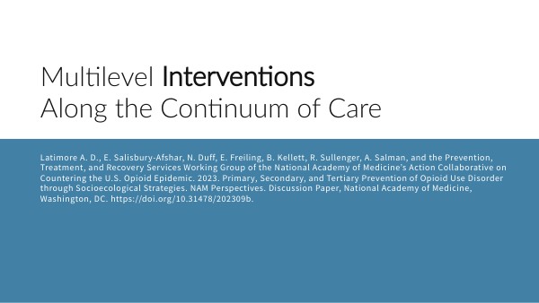 Multilevel Interventions Handout