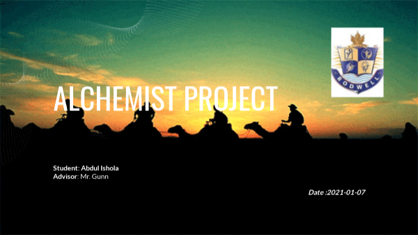 My Alchemist project