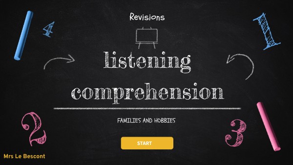 PRACTICE - Listening - HOBBIES AND FAMILIES