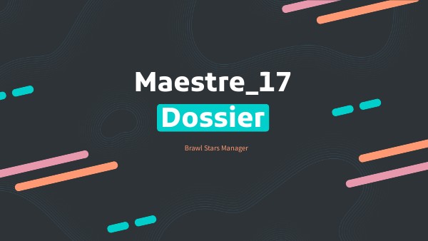 Dossier Maestre_17 | Genially