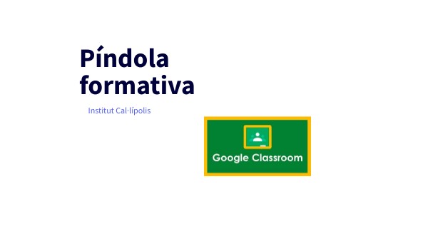 Mòdul projecte | Genially