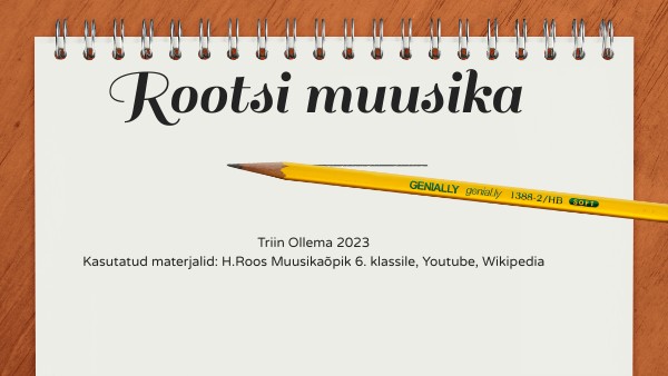 Rootsi muusika | Genially