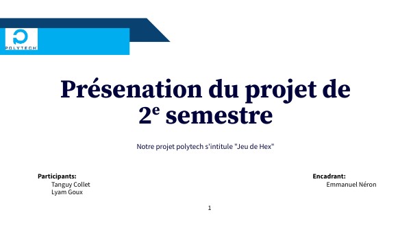 Presentation projet s2 polytech