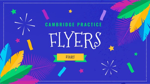 FLYERS Reading PART 1 | Genially