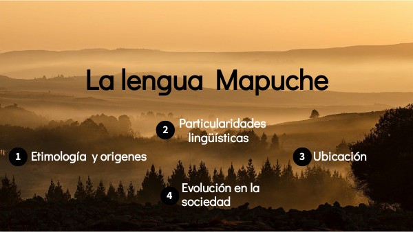 Lengua Mapuche