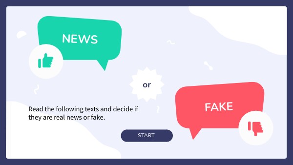 NEWS OR FAKE? | Genially