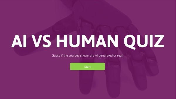 AI vs Human quiz | Genially