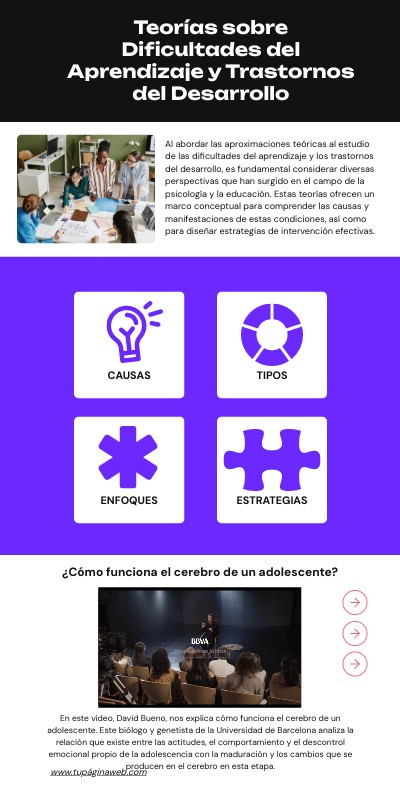 Infografía Akihabara Teorías sobre Dificultades del Aprendizaje y Tras ...