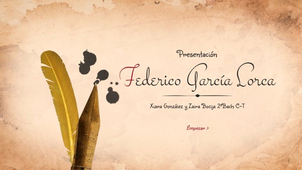 Federico García Lorca | Genially