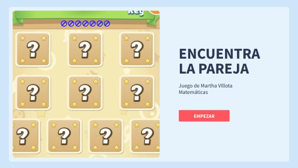 ENCUENTRA LA PAREJA | Genially