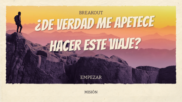 Misión ¿De verdad me apetece?