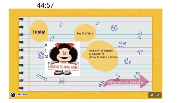 PASAPORTE CON CRONO 45 | Genially