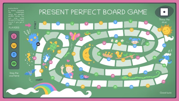 PRESENT PERFECT BOARD GAME | Genially