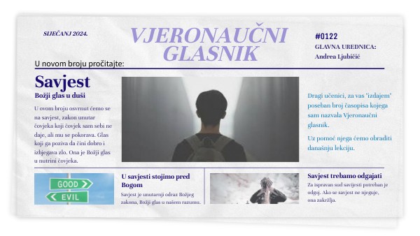 Savjest - Božji glas u duši | Genially