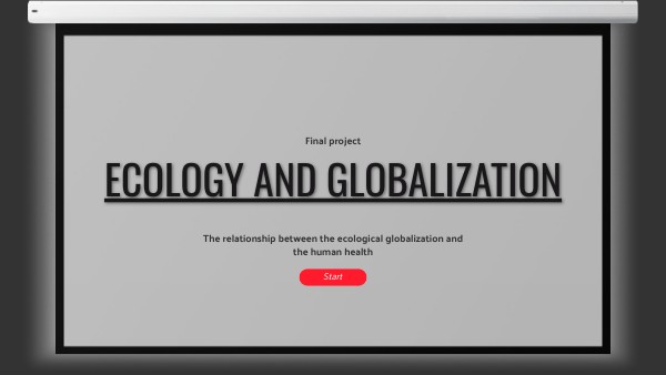 ECOLOGY AND GLOBALIZATION