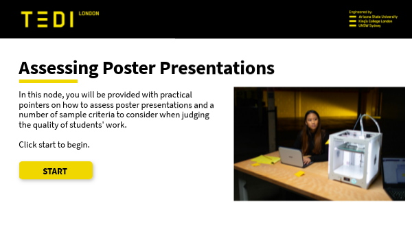 Assessing Poster Presentations | Genially