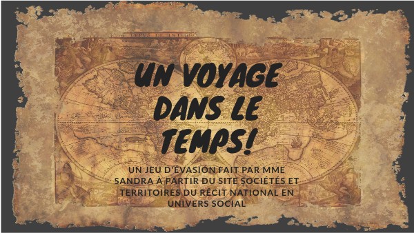 La Nouvelle-France en 1745 Escape Game | Genially