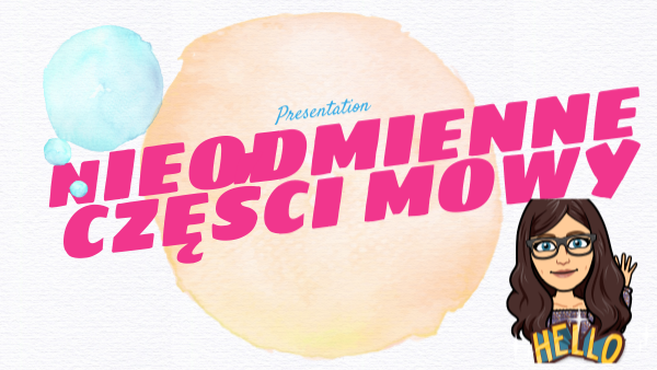 NIEODMIENNE CZĘŚCI MOWY KL.6-POLECAM! | Genially