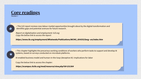 Core reading M1 DIGI course