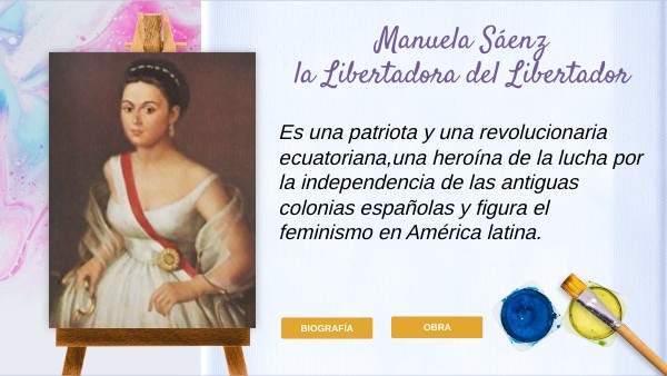 Infografía Manuela Sáenz