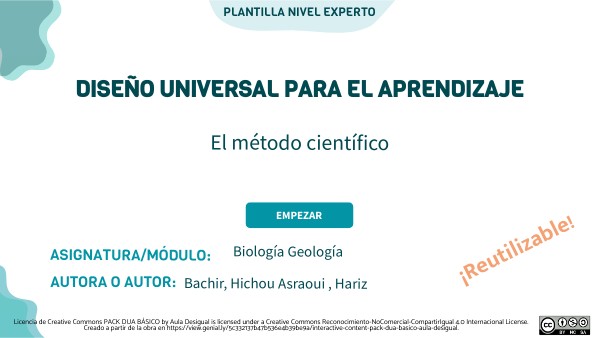 Plantilla AD Nivel Experto avanzado_Elena | Genially
