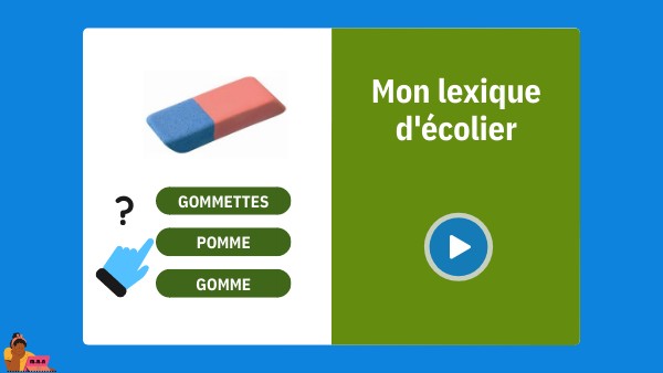 LES FOURNITURES SCOLAIRES - LEXIQUE | Genially