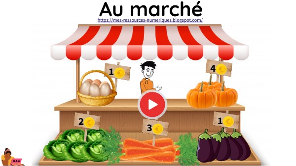 Au marché | Genially