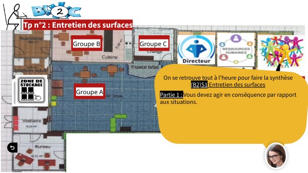 (Tp4) 2de C1 Entretien des surfaces | Genially