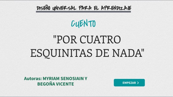 Por cuatro esquinitas de nada | Genially