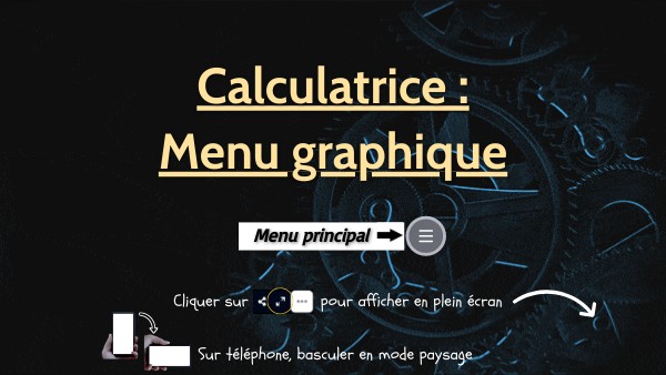Menu graphique | Genially