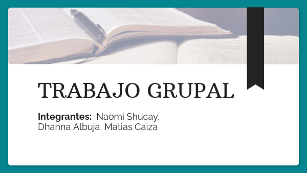 Trabajo grupal | Genially