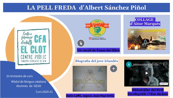 Creacions sobre la lectura La pell freda | Genially