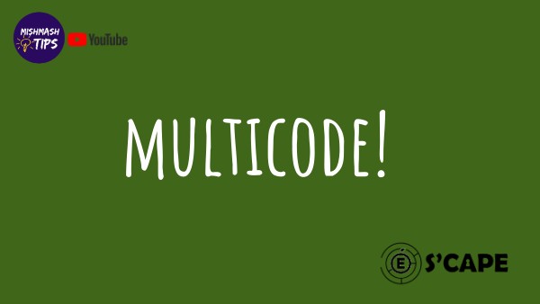 Multicode mishmash tips | Genially