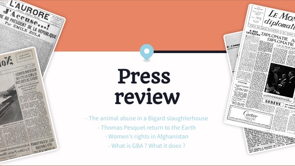 Press review 1 | Genially