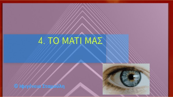 4. Το μάτι μας | Genially