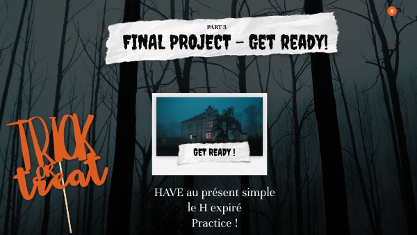 6e - Halloween unit - préparation TF - HAVE et pron. - salle info | Genially