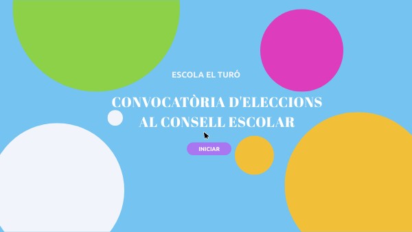 ELECCIONS CONSELL ESCOLAR | Genially
