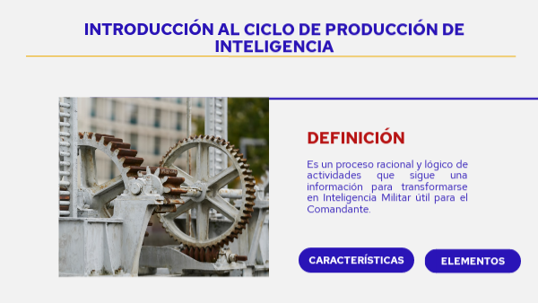 INTRODUCCIÓN AL CICLO DE PRODUCCIÓN DE INTELIGENCIA | Genially
