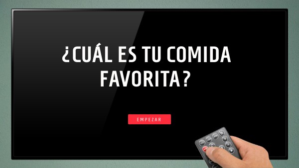 CUAL ES TU COMIDA FAVORITA