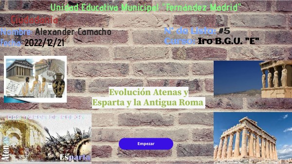 Alexander Camacho 1ro E Ciudadania