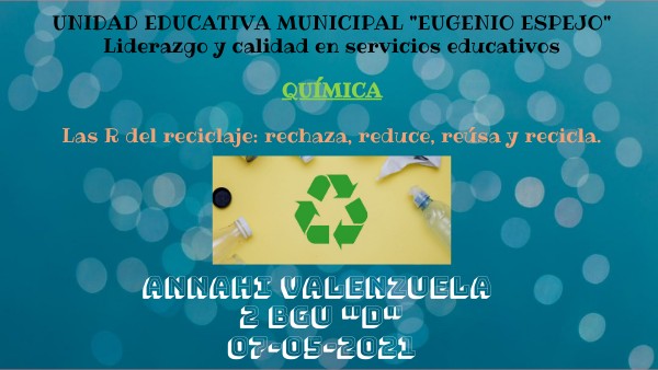 QUÍMICA LAS 4R | Genially