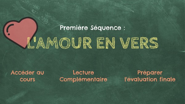 4S1 L'amour en vers | Genially