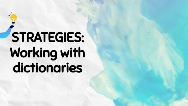 Dictionaries | Genially