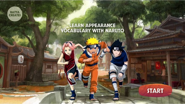 Naruto: Appearance Vocabulary | Genially