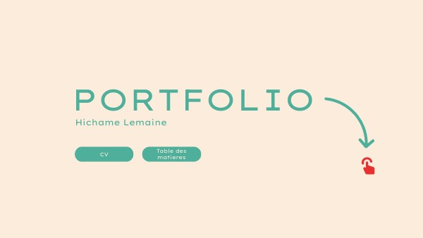 ePortfolio Hichame Lemaine | Genially